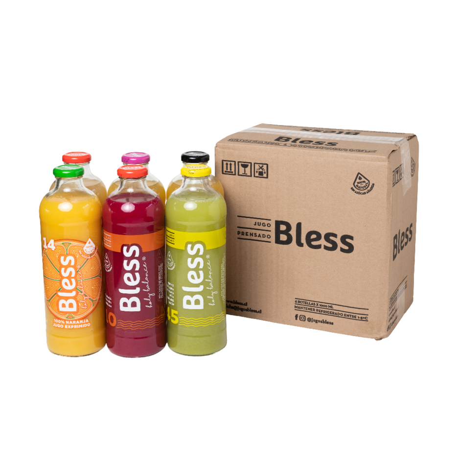 Bless – Jugos prensados 100 % naturales – Jugos Bless